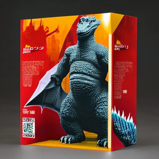 packaging of godzilla hasbro toy | Stable Diffusion | OpenArt
