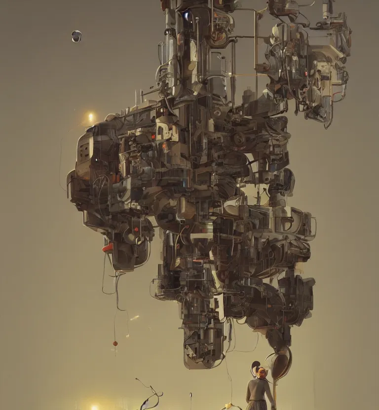 a portrait of a researcher, half human, half machine | Stable Diffusion ...