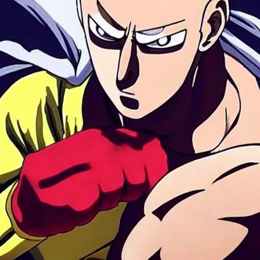 ripped shirtless saitama one punch man instagram | Stable Diffusion ...