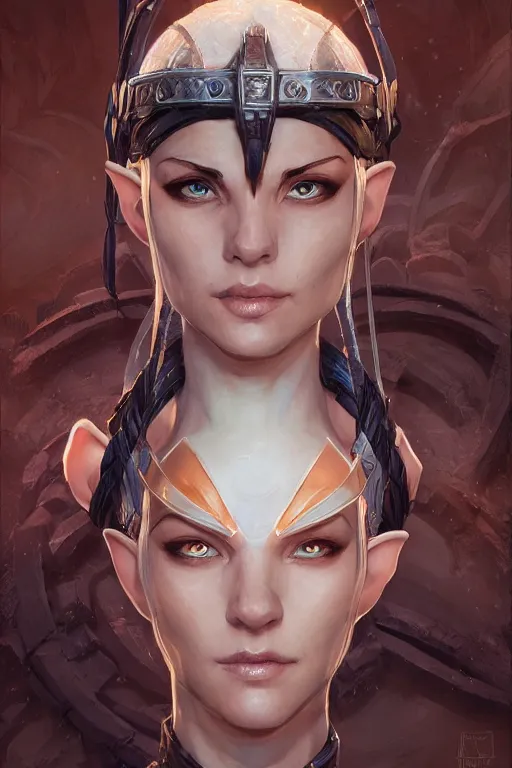 portrait of the engineer elf wearing the epic artifact | Stable ...