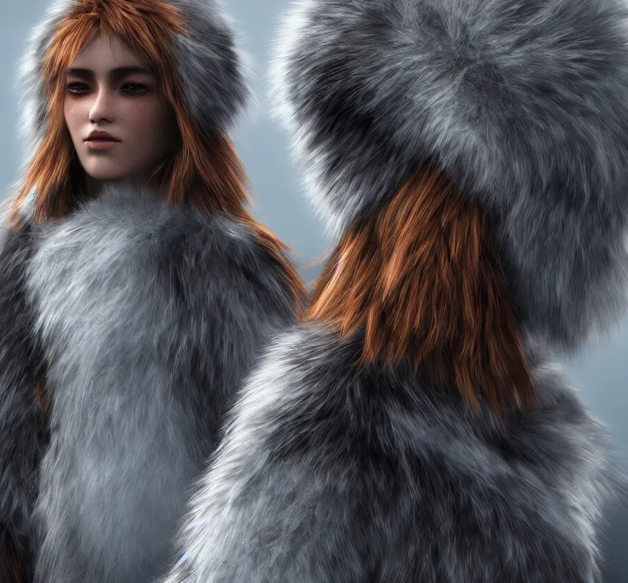 human with furry clothes, ue 5, ue 6, unreal engine 5, | Stable ...