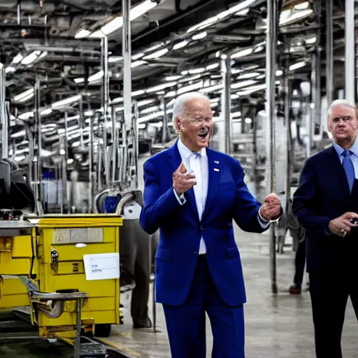 joe biden in a factory, award winning crystal ball | Stable Diffusion ...