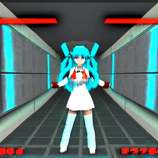 Hatsune Miku in DOOM 64 full screen | Stable Diffusion | OpenArt