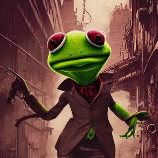 High resolution DSLR photograph of Kermit The Frog as | Stable ...