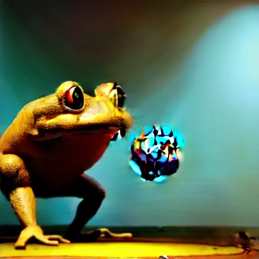a six foot tall anthropomorphic toad playing | Stable Diffusion | OpenArt