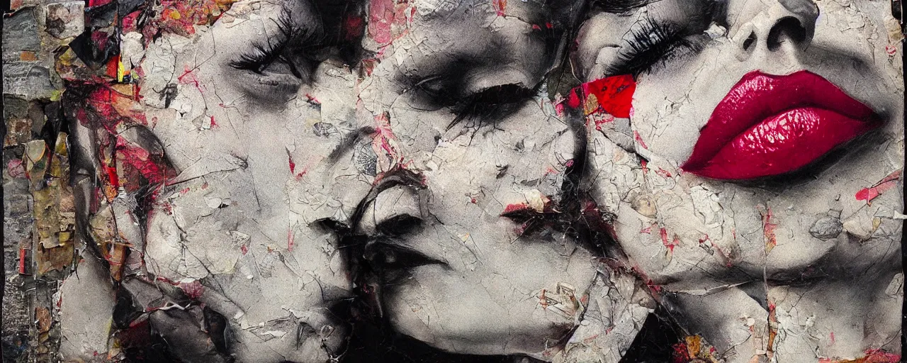 kissing until lips fall off detailed and highly | Stable Diffusion ...