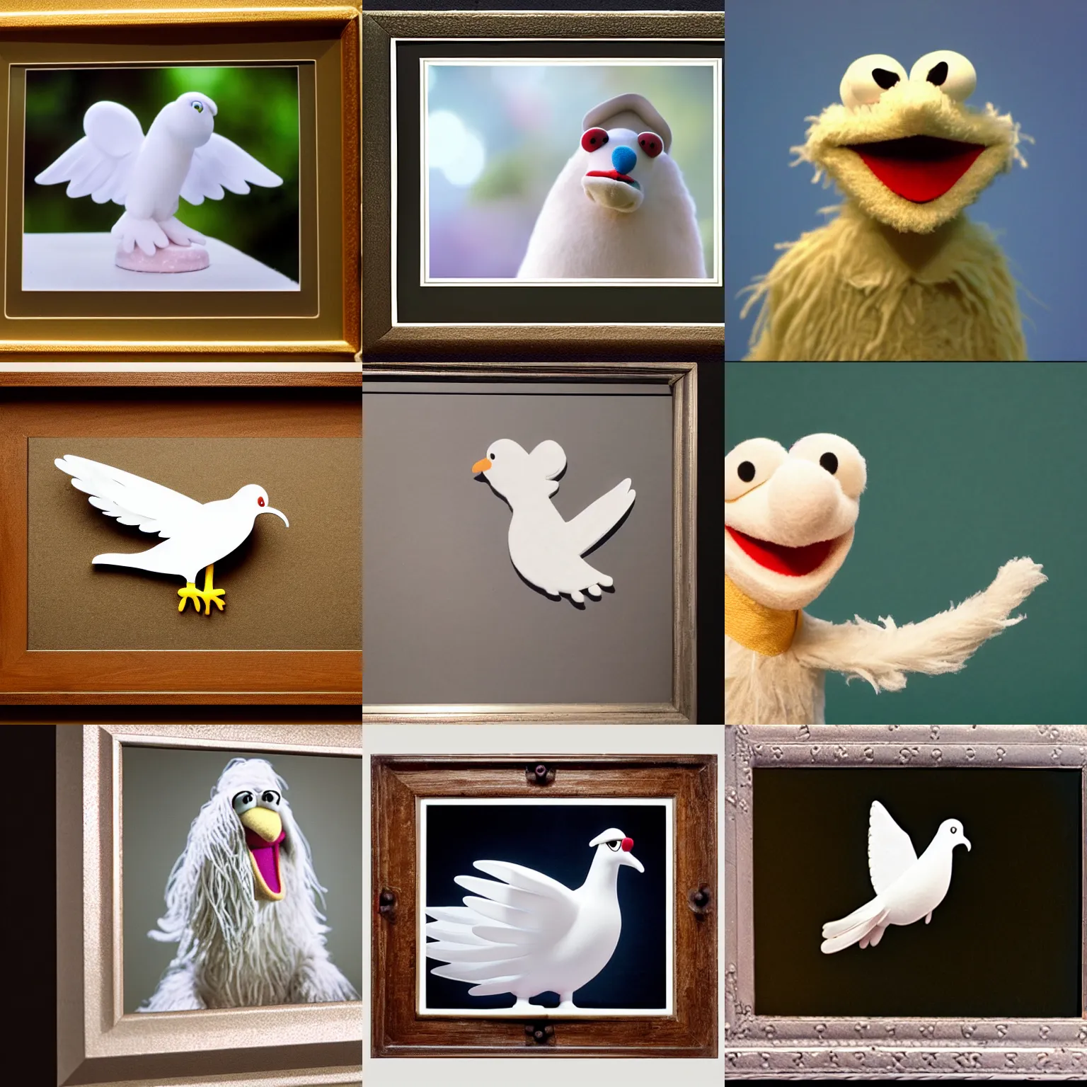 a white muppet dove, frame from the muppets movie, 7 0 | Stable ...