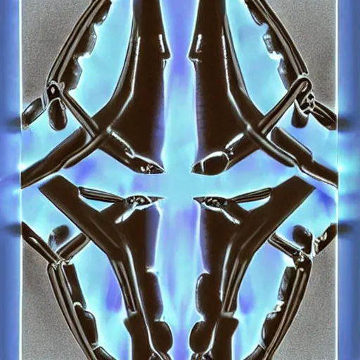 x-chromosome pair of steel scissors joined in the | Stable Diffusion | OpenArt