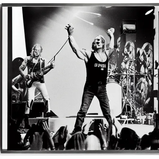 david lee roth singing on stage with van halen inside | Stable ...