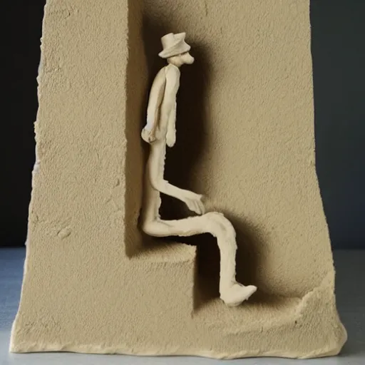 claymation, 3 d clay sculpture, made of clay, person | Stable Diffusion
