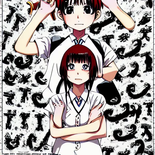 anime key visual of a school girl official media | Stable Diffusion ...