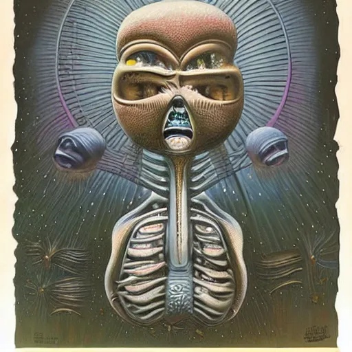 gigers alien, lowbrow painting by Mark Ryden | Stable Diffusion | OpenArt