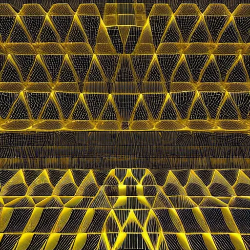 procedural chaotic pattern of 3 d hexadonal scifi | Stable Diffusion ...