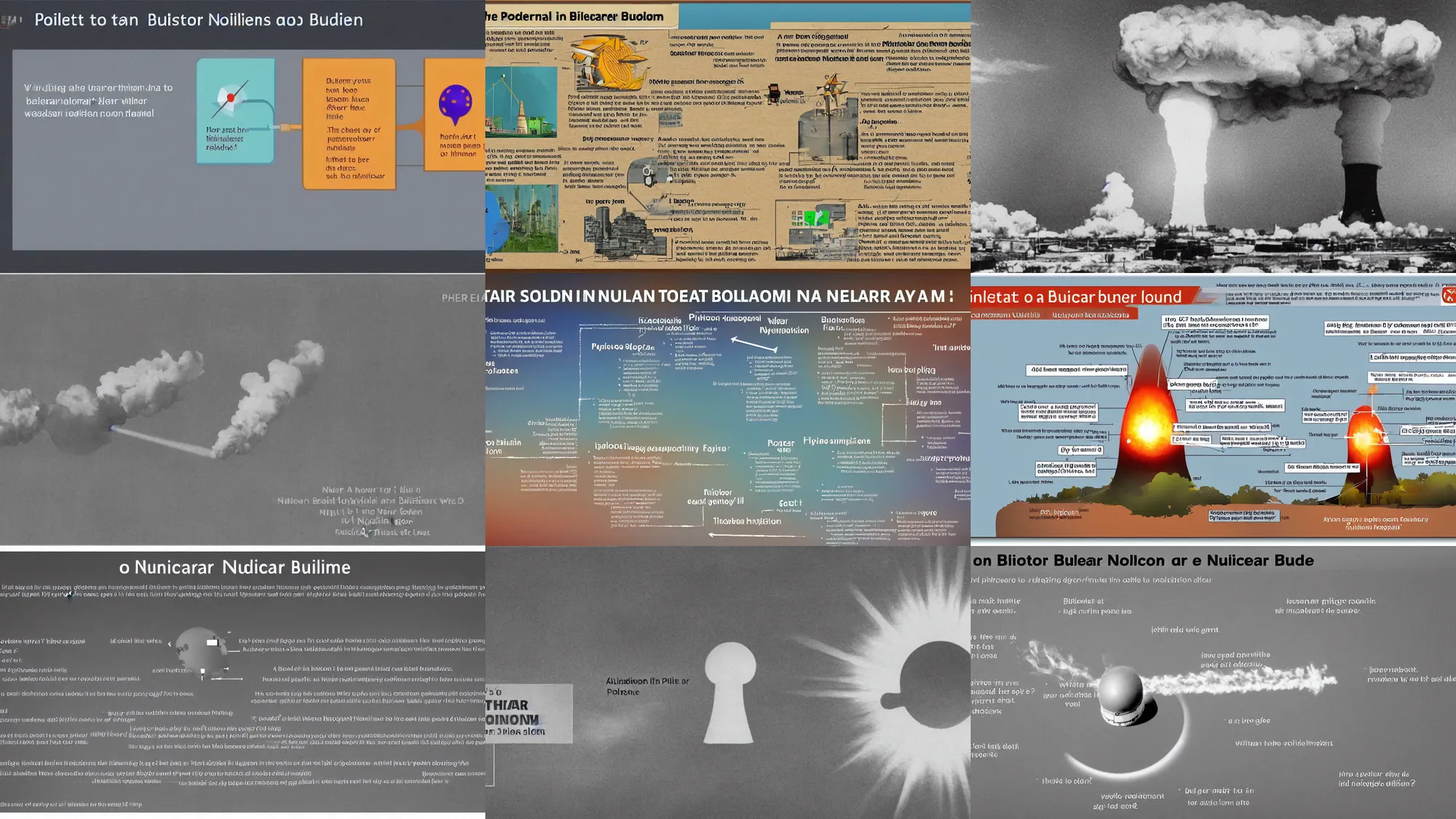 powerpoint slide of how to build a nuclear bomb | Stable Diffusion ...