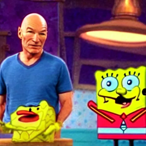 patrick stewart in spongebob squarepants | Stable Diffusion | OpenArt