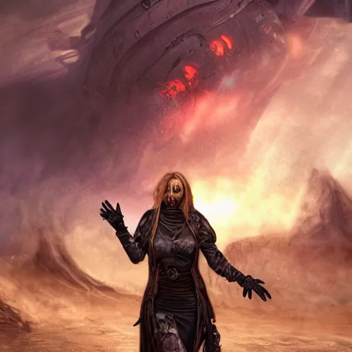 cloaked psionic, post-apocalyptic, mad max style, | Stable Diffusion