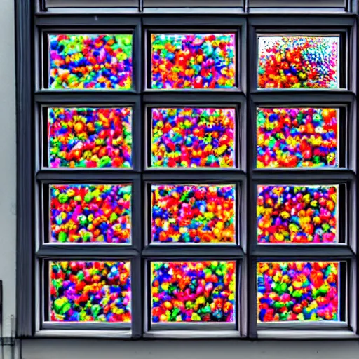 shooting candy through a house window with a canon, | Stable Diffusion ...