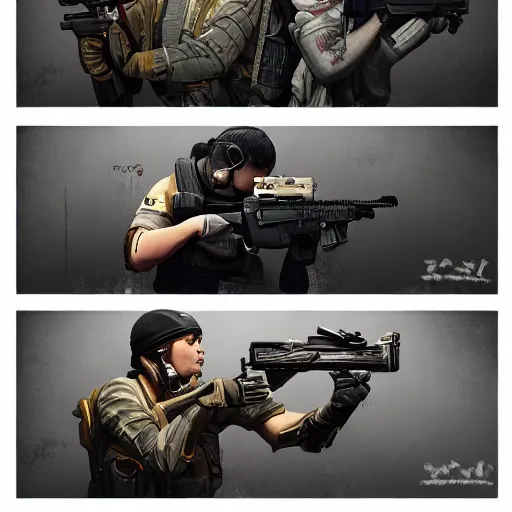 csgo, trending on artstation, hiroaki tsutsumi style | Stable Diffusion | OpenArt