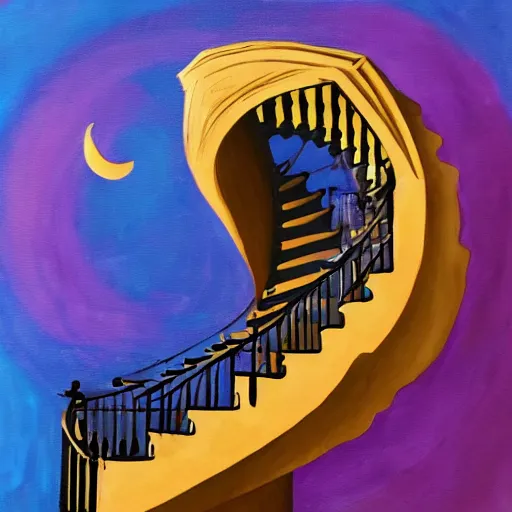 an artwork of infinite staircase | Stable Diffusion | OpenArt