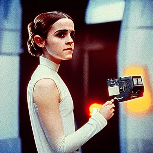 film still of emma watson as princess leia organa in | Stable Diffusion ...