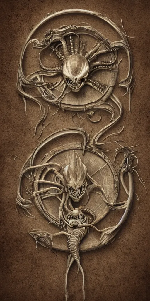 life book cover antique circle decorated with the | Stable Diffusion ...