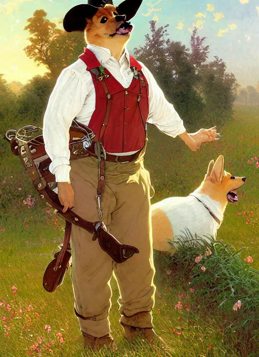 beautiful full-body portrait commission of a (male | Stable Diffusion ...