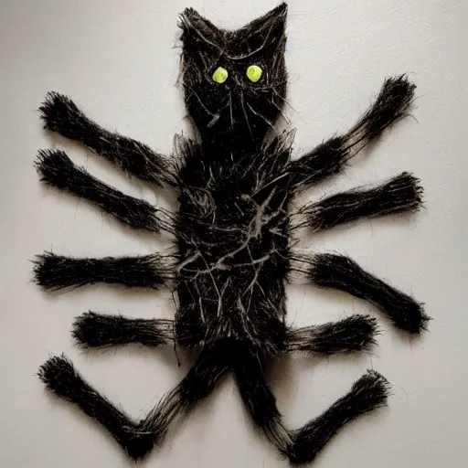 A cat made out of spiders, horror element, scary, | Stable Diffusion | OpenArt
