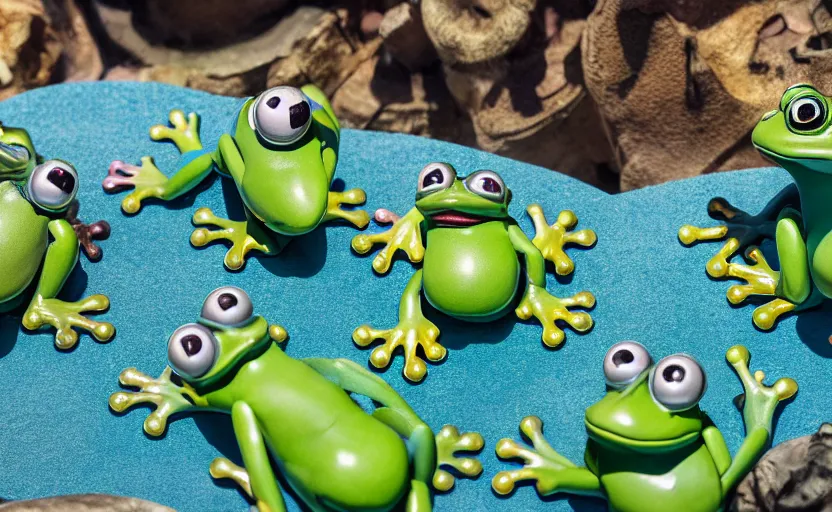 frogs at disney world, highly detailed, extremely high | Stable ...