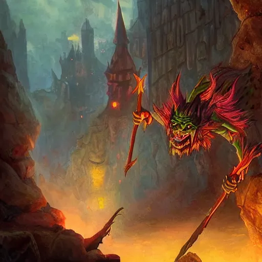 goblin attacking an elf from behind, beautiful | Stable Diffusion | OpenArt