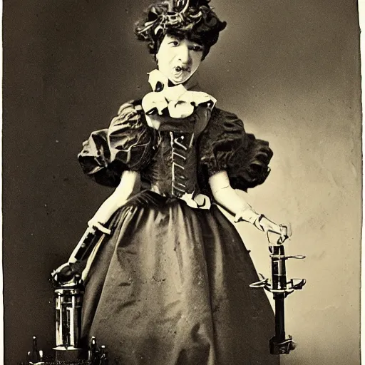 portraits of an anthropomorphic steampunk robot maid | Stable Diffusion | OpenArt