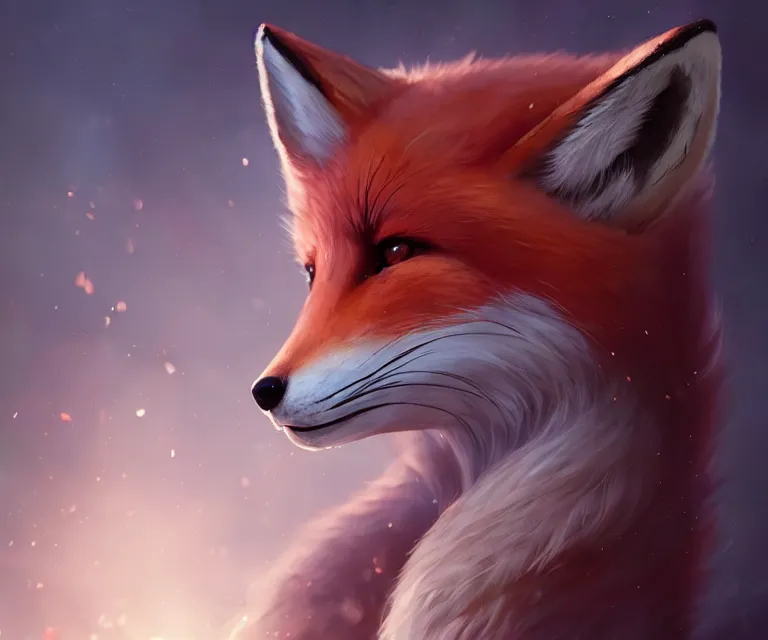 cute friendly fox in tokyo by charlie bowater and | Stable Diffusion ...