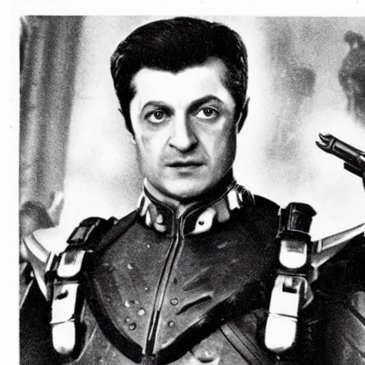 Film still of Zelensky as Captain Ukraine, from Marvel | Stable ...