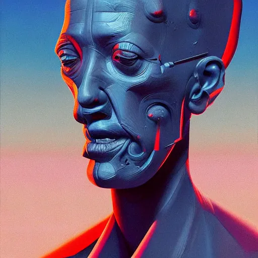 Portrait of an abstract visual of artificial | Stable Diffusion | OpenArt