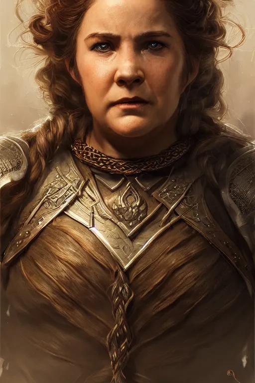 Portrait | female dwarf queen | bronze dwarven | Stable Diffusion