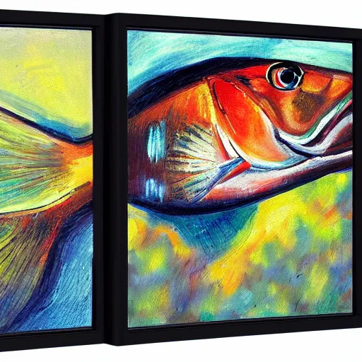 front - facing view of a fish, front facing view, | Stable Diffusion ...