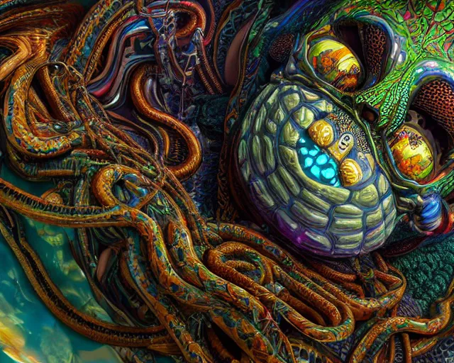 hyperdetailed maximalist artwork by fatheat inspired | Stable Diffusion ...