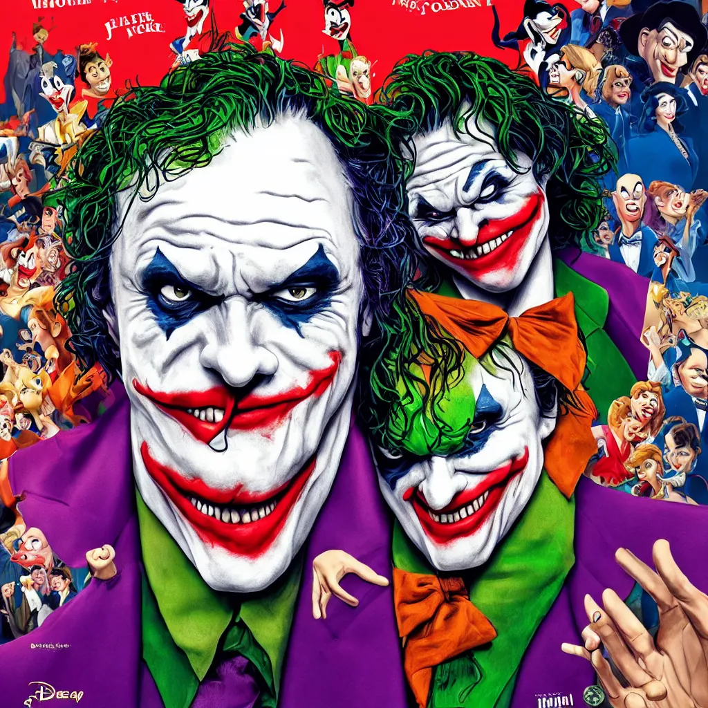 joker, disney movie poster | Stable Diffusion | OpenArt