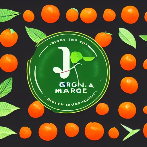 Moringa Juice logo, featuring moringa plant leaves , | Stable Diffusion ...