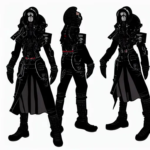 a cyberpunk + space opera warlock character design | Stable Diffusion ...