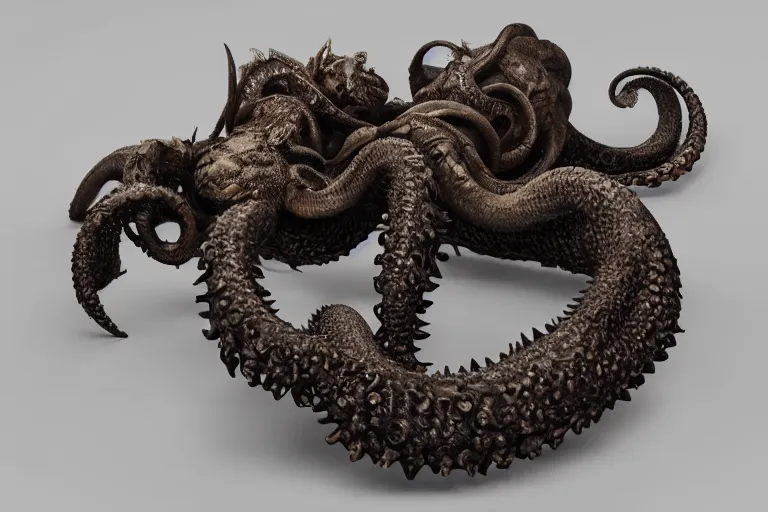 scabmettler malformed kraken, painted by hector | Stable Diffusion