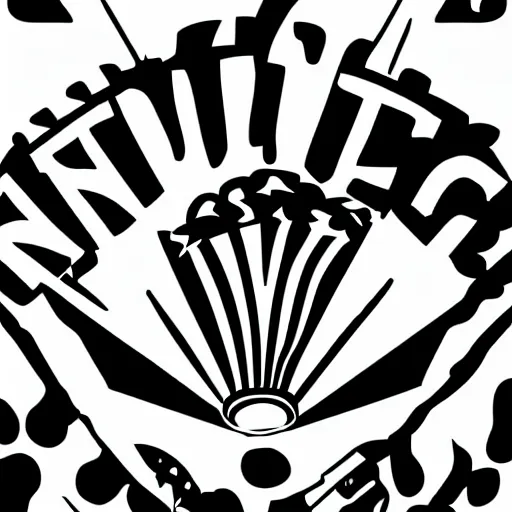 vector rave flyer style logo for an anarchist | Stable Diffusion | OpenArt