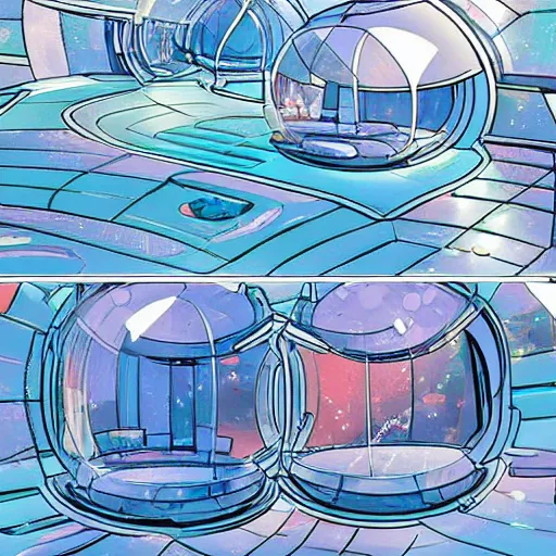 bubble city in space, futuristic style | Stable Diffusion | OpenArt