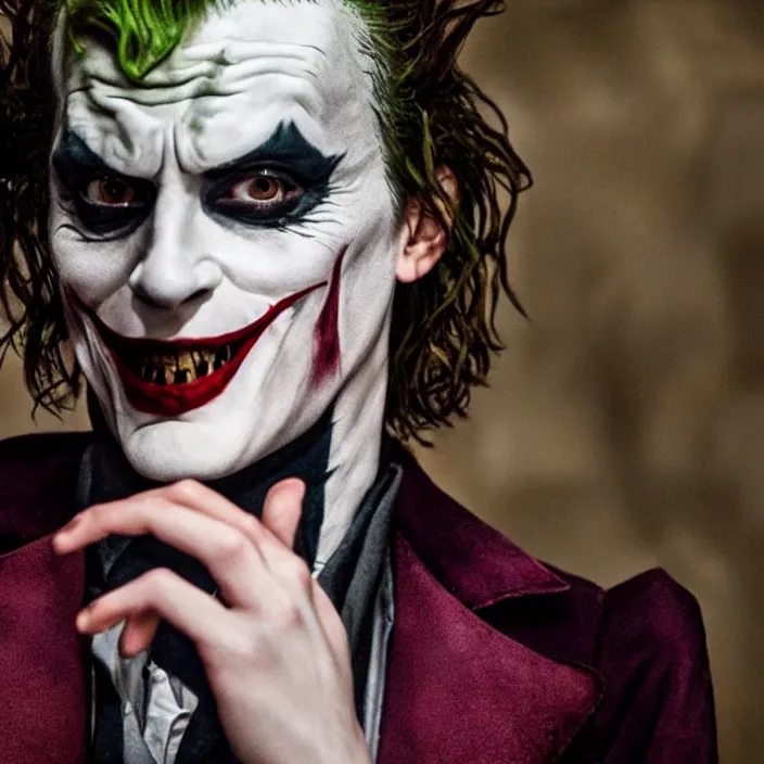emma watson as tim burton's the joker, 8 k, movie still | Stable ...