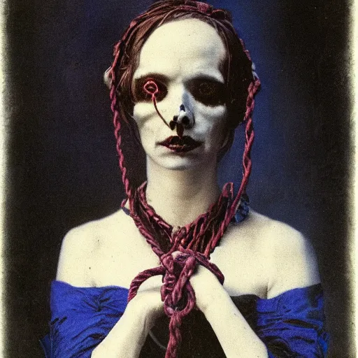 dark portrait, death ultra violet head woman in | Stable Diffusion ...