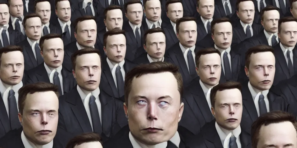 Elon Musk reveals his latest creation an army of | Stable Diffusion ...