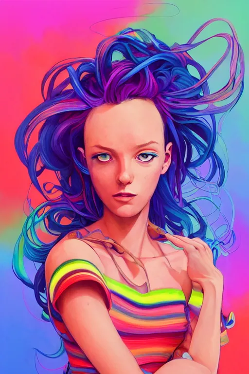 a award winning half body portrait of a beautiful | Stable Diffusion ...