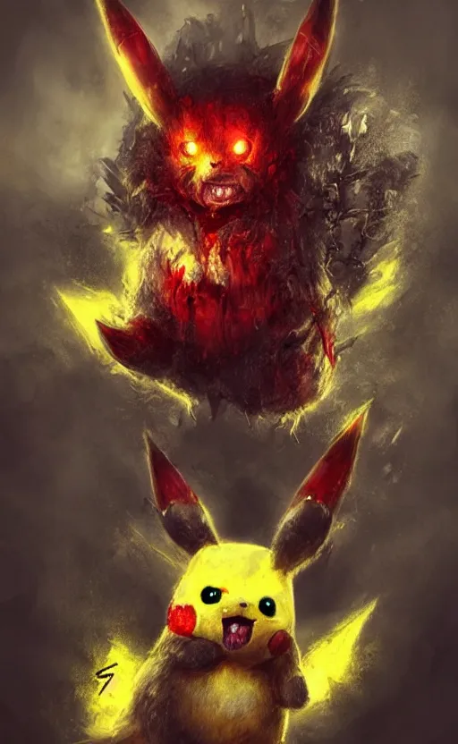 photorealistic fantasy concept art of pikachu as a | Stable Diffusion ...