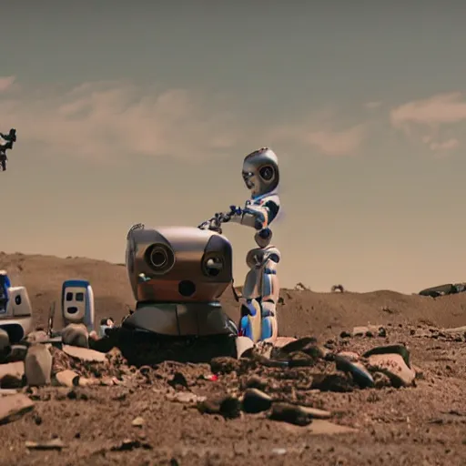 film still of 'Los Angeles Robot Future' (2045). | Stable Diffusion ...