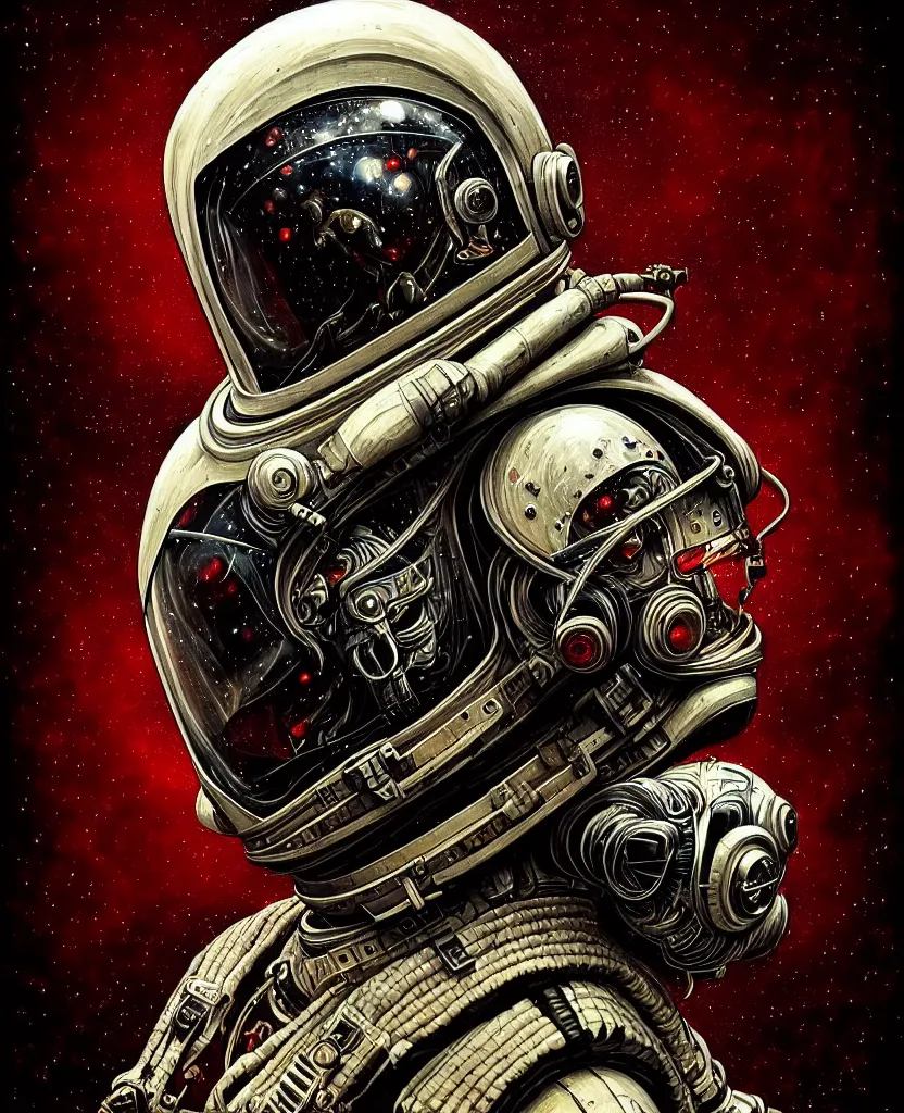 epic professional digital art of tormented astronaut | Stable Diffusion ...