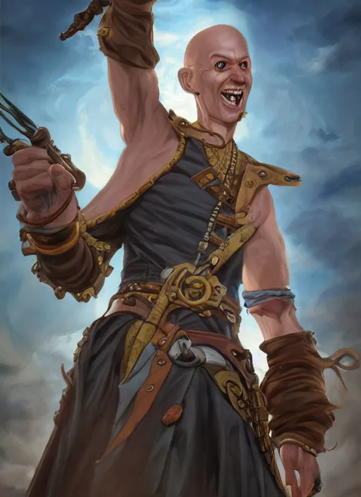 An epic fantasy comic book style portrait painting of | Stable ...